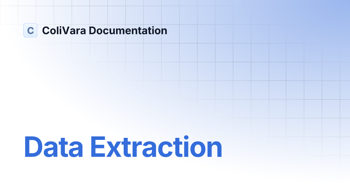 Data Extraction | ColiVara Documentation
